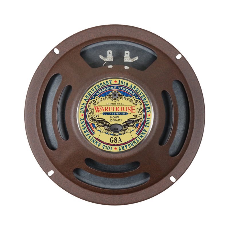 8" G8A Alnico - 20 Watts - Warehouse Guitar Speakers